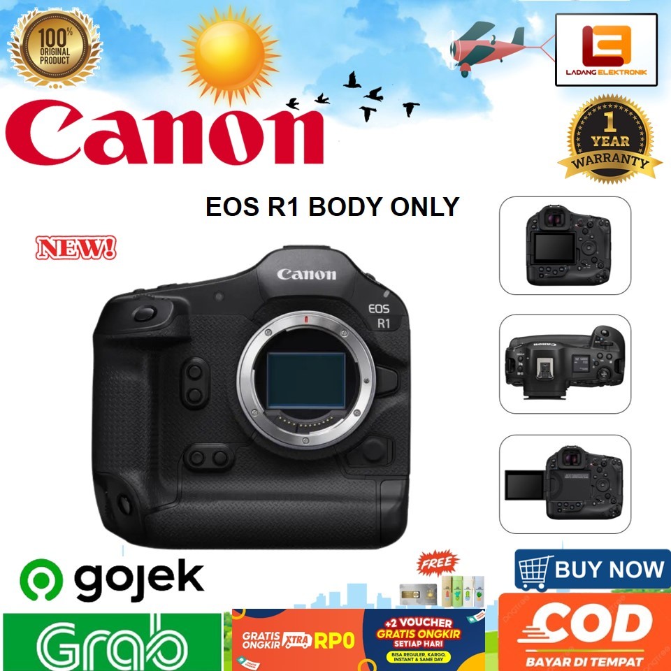 Jual Canon EOS R1 Body Only Mirrorless Camera Canon EOS R 1 - GARANSI ...