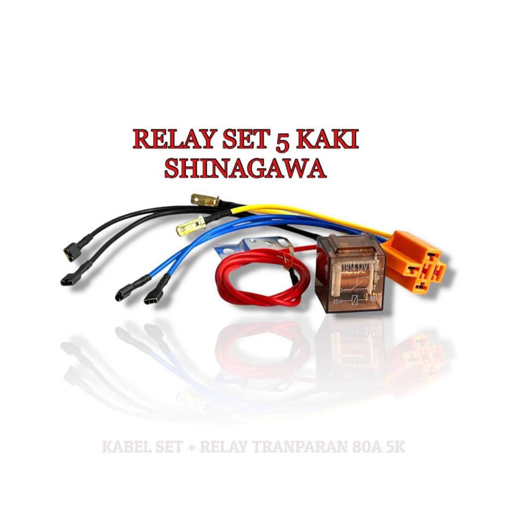 Jual RELAY KLAKSON SET KABEL RELAY KLAKSON SHINAGAWA 5 KAKI 1 SET ...