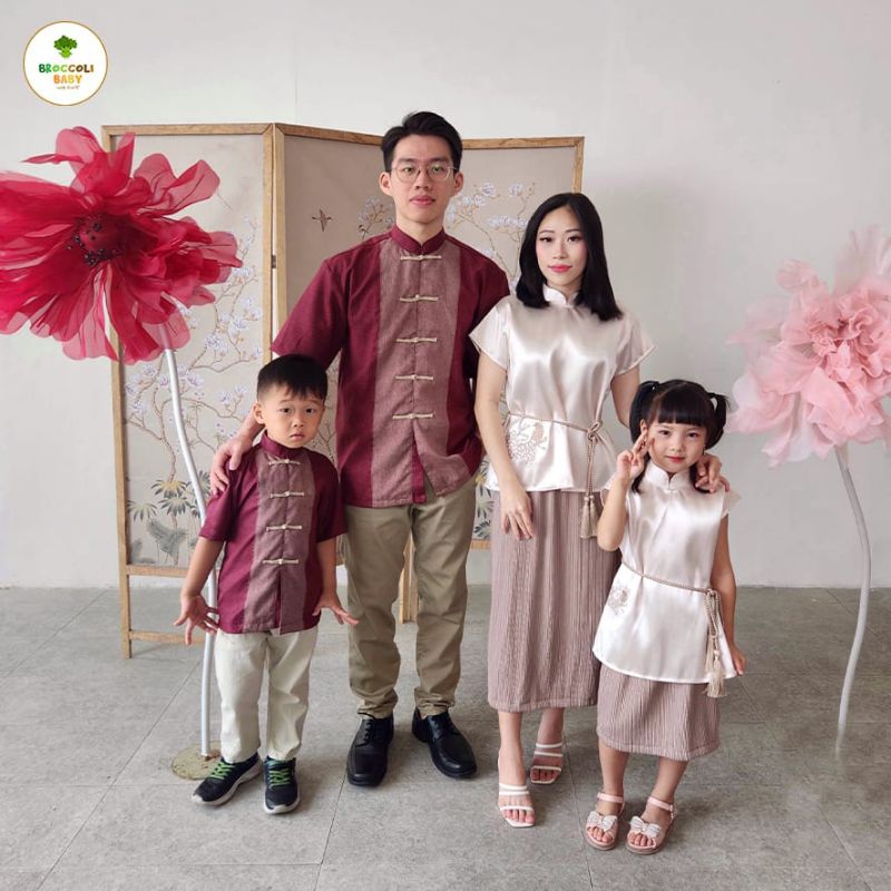 Jual 2025 STEAL THE LOOK 2b - Family Cheongsam Qibao Set Imlek Chines ...