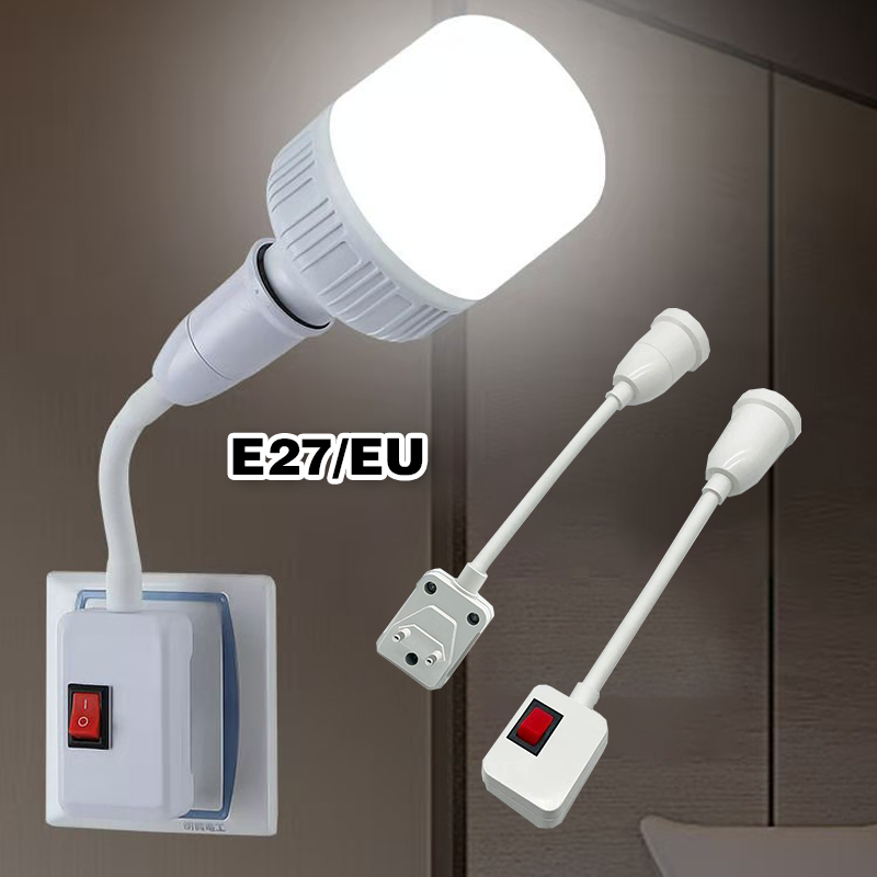Jual Fitting Lampu Flexible E27 Over Colok On Off Fitting Lampu Tidur ...