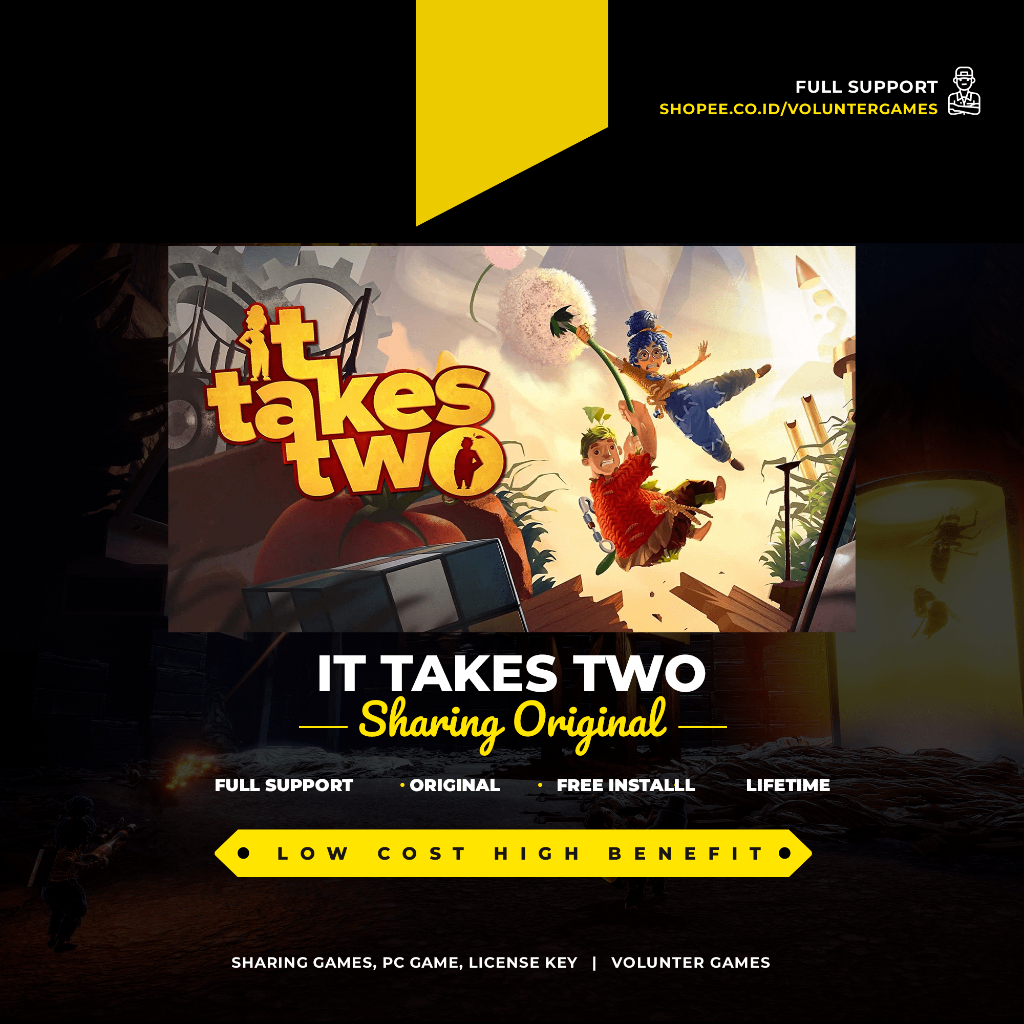 Jual IT TAKES TWO PC GAME ORIGINAL | Shopee Indonesia