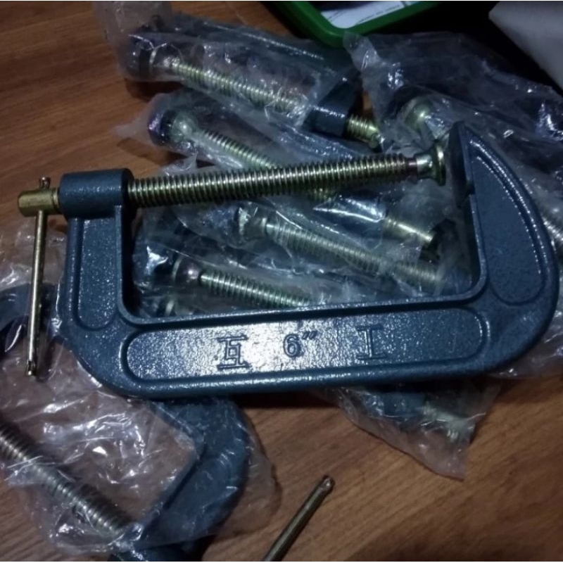 Jual Klem C Alat Penjepit Model C Clamp 10 inch | Shopee Indonesia