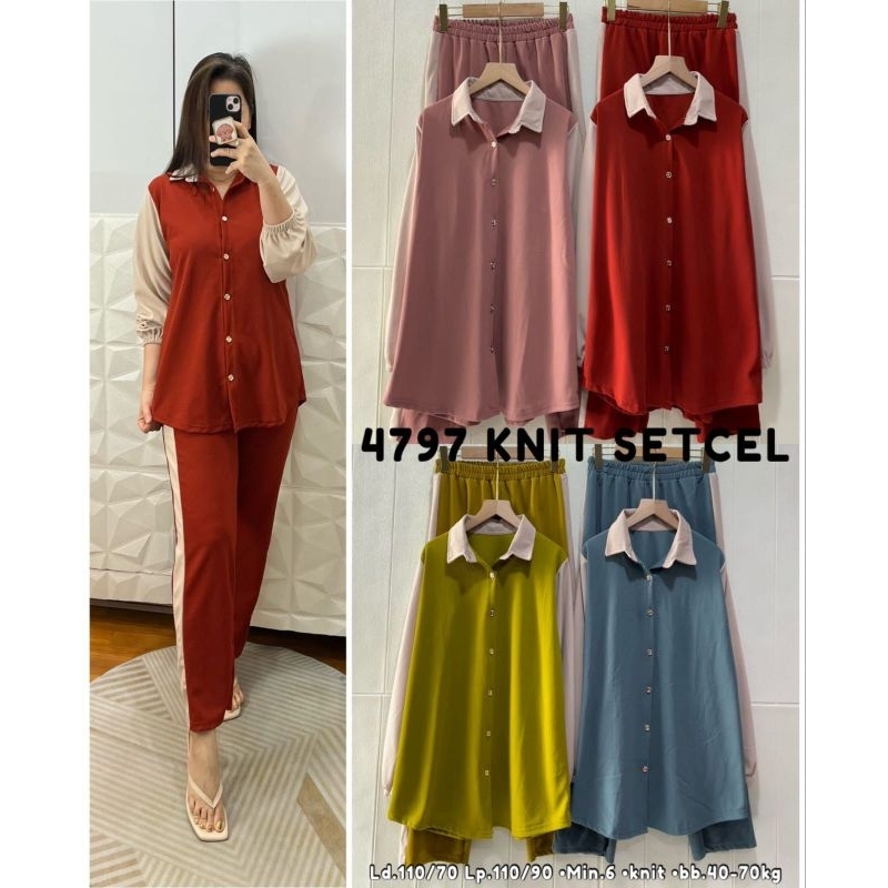 Jual 4797 SETCEL KNIT JMB Ld.110 (Bb.40-70kg) | Shopee Indonesia
