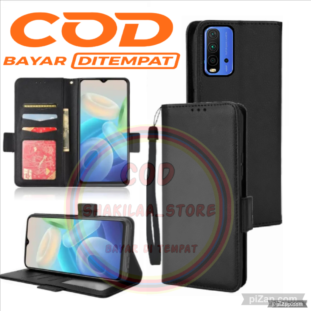 Jual CASE HP XIAOMI POCO M3 - CASING DOMPET-FLIP COVER LEATHER-SARUNG ...
