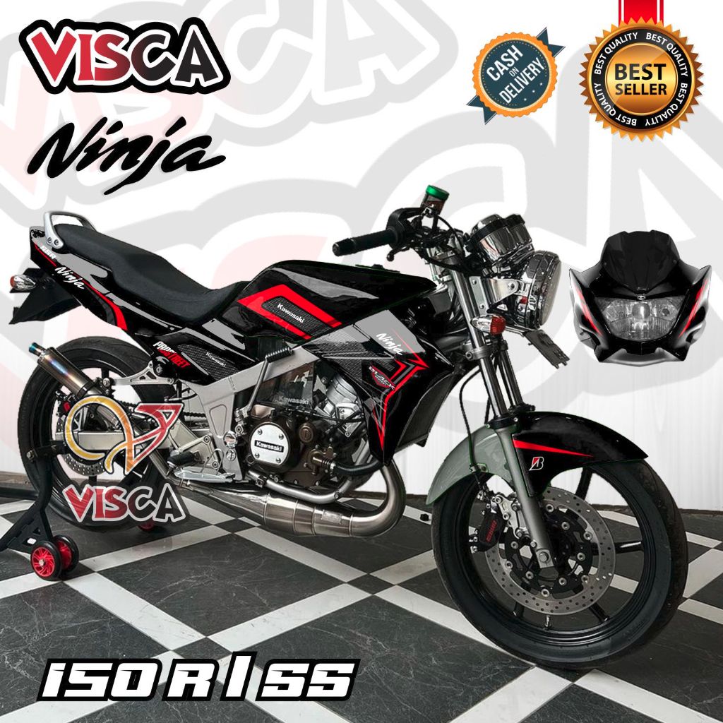 Jual Decal Ninja R 150 SS Old Full Body Stiker Ninja 150 R Full Body ...