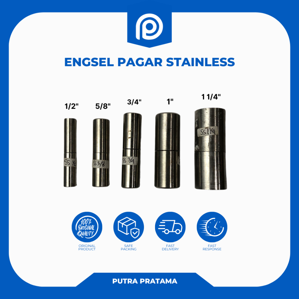Jual ENGSEL PAGAR STAINLESS 1/2", 5/8", 3/4", 1", 1 1/4" | Engsel Pagar ...