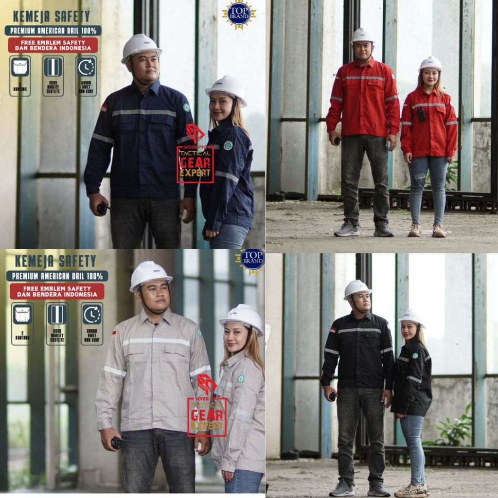 Jual SEVEN PRO-Wearpack safety | kemeja safety | baju safety lengan ...