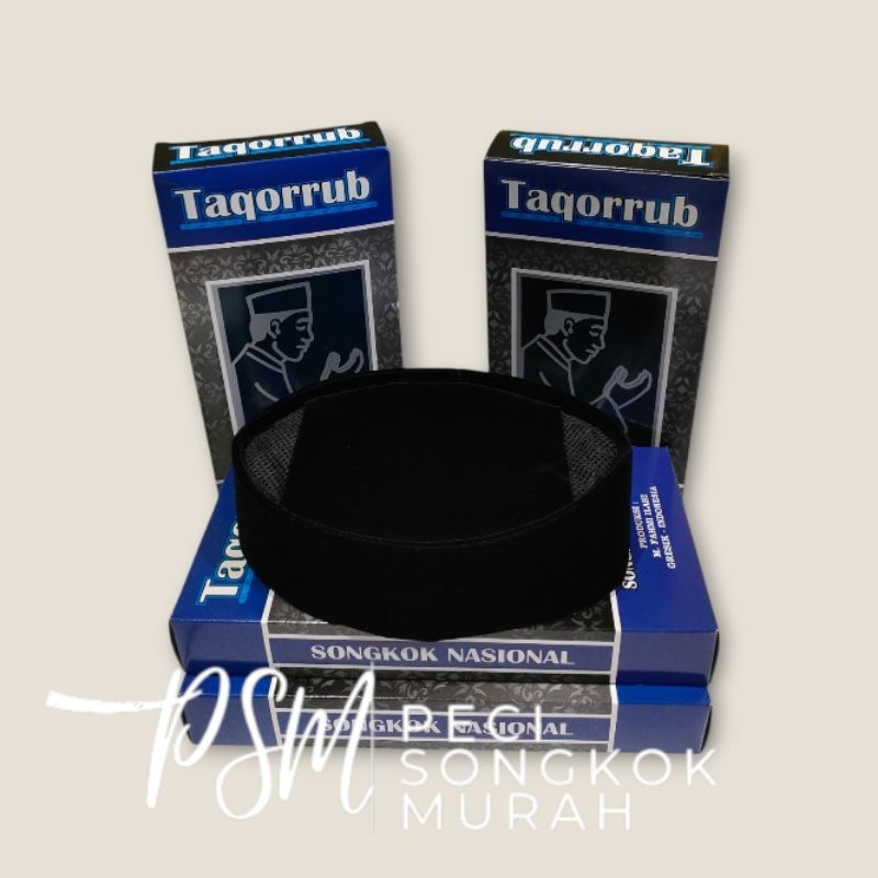 Jual PECI HITAM SONGKOK KOPIAH TAQORRUB AC TINGGI 9cm | Shopee Indonesia