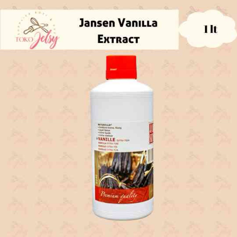 Jual JANSEN VANILLA EXTRACT / VANILLA PASTA 1lt | Shopee Indonesia