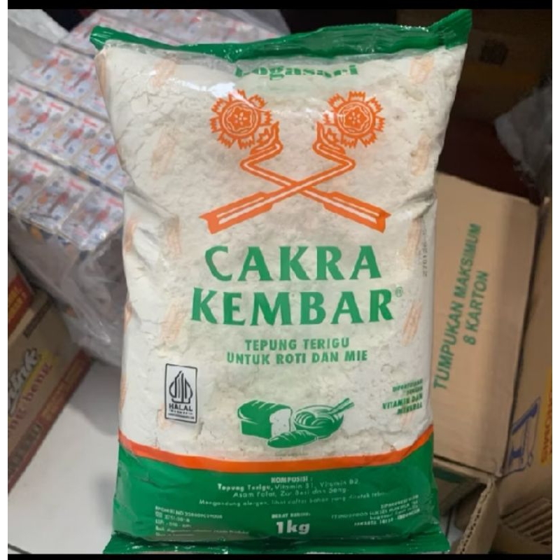 Jual Tepung terigu cakra kembar 1kg | Shopee Indonesia