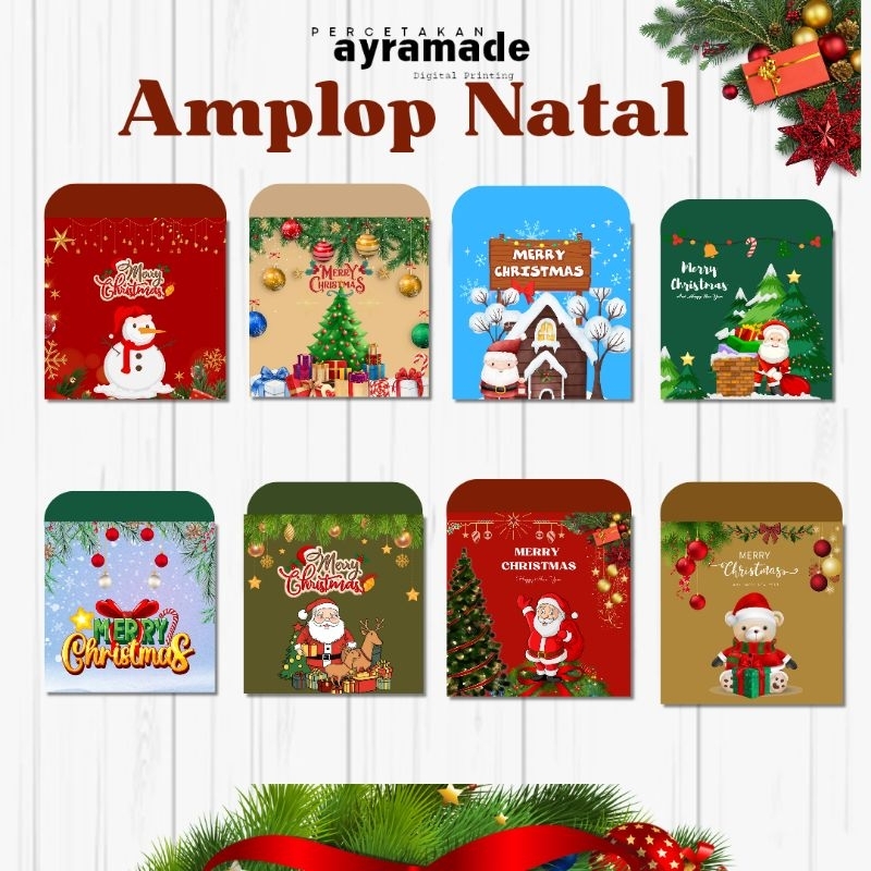 Jual amplop natal Medium angpao natal angpao merry cristmas gift natal ...