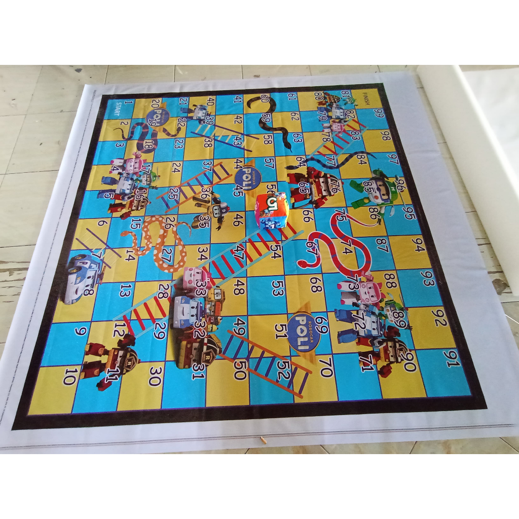 Jual Ular Tangga/Ular Tangga Custom/Ular Tangga Jumbo Free Dadu ...