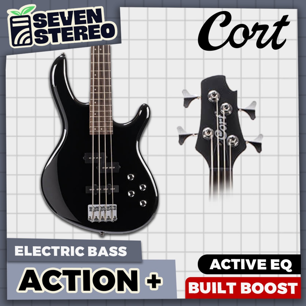 Jual Cort Action Bass Plus Electric Bass 4 strings | Shopee Indonesia