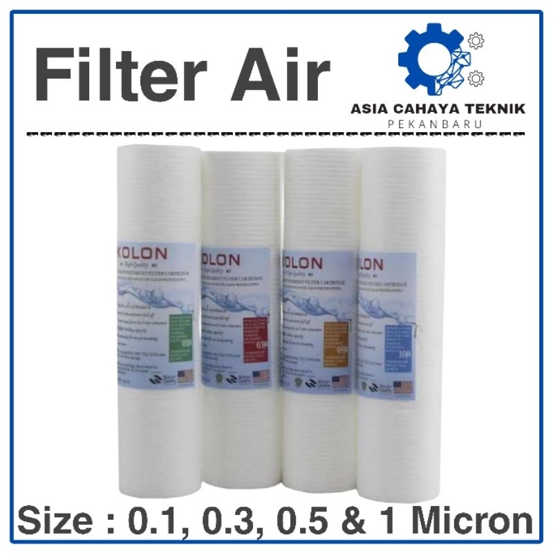 Jual Cartridge Water Refill Filter Saringan Air Busa Cediment Sediment ...