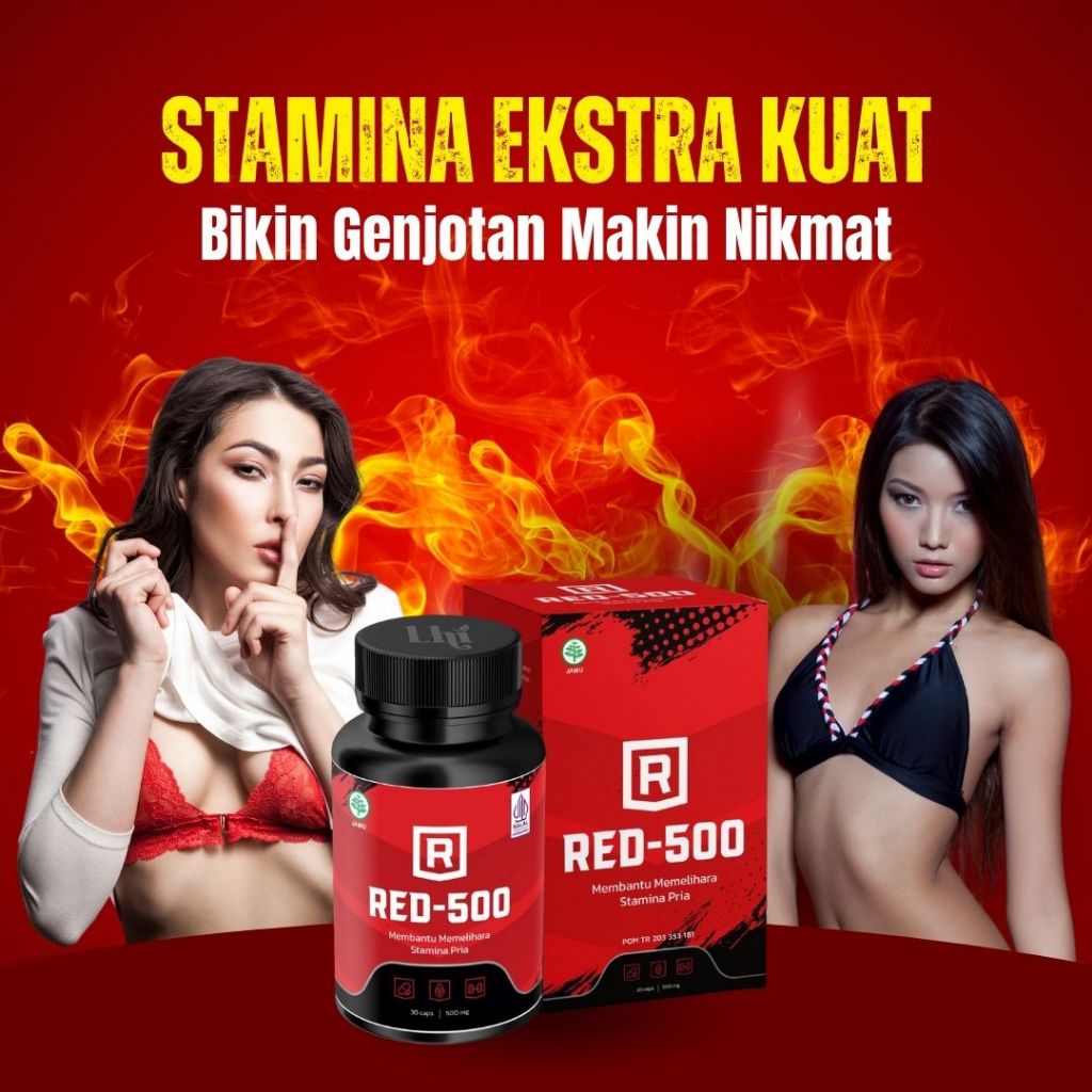 Jual Obat Pria Perkasa Red 500 Isi 30 kapsul | Obat Kuat Pria Tahan Lama | Shopee Indonesia