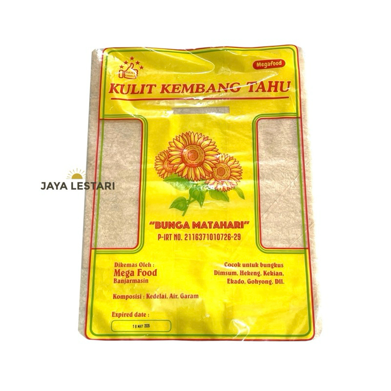 Jual Kulit Kembang Tahu Bunga Matahari (Mega Food) | Shopee Indonesia