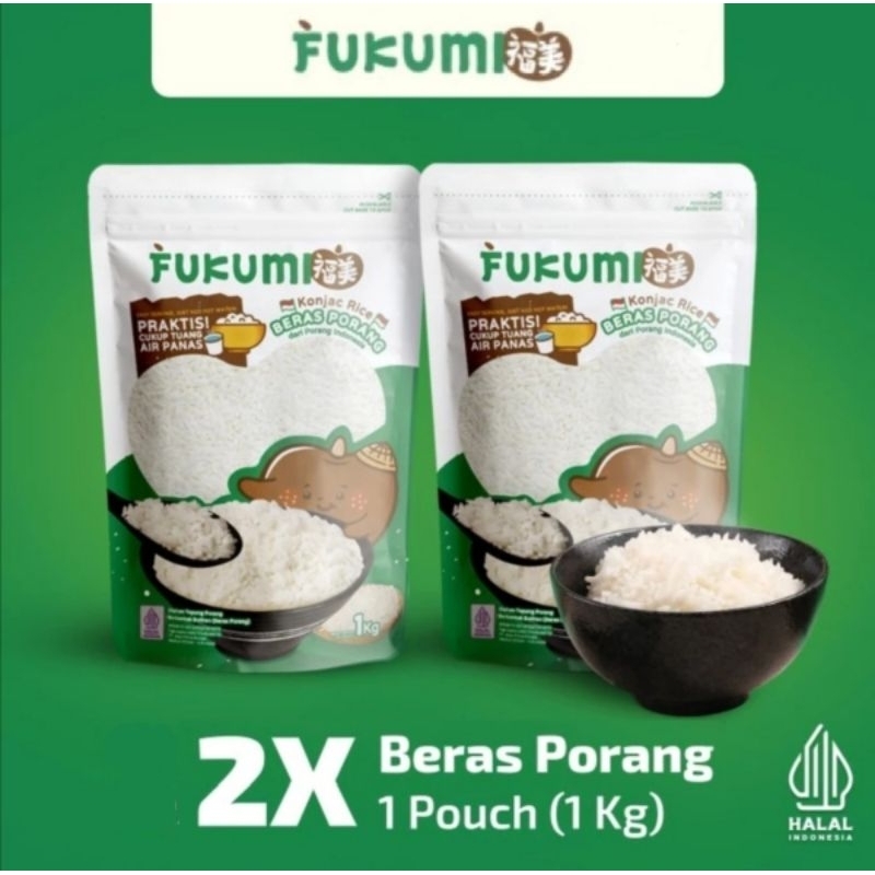 Jual FUKUMI / FUKUMI RICE 2 KG/ FUKUMI BERAS PORANG / FUKUMI 2 KG ...
