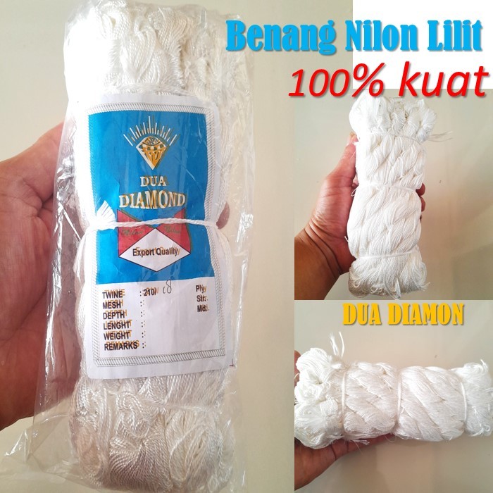 Jual Benang Nilon Putih Benang Nilon Pack isi 20 ikat Bisa buat Alat ...
