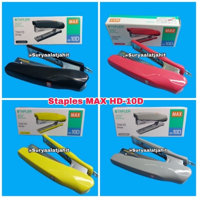 Jual Stapler Kecil Max HD-10D warna rp.52.000/pcs | Shopee Indonesia