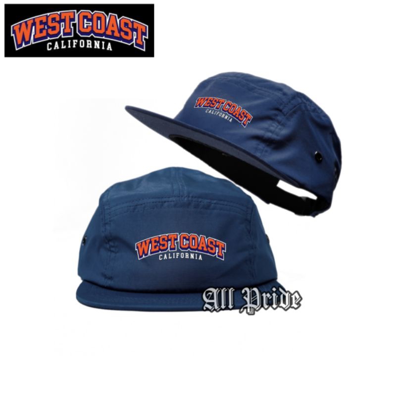 Jual Topi 5 Panel West Coast California/Five Panel Hat Caps Snapback ...