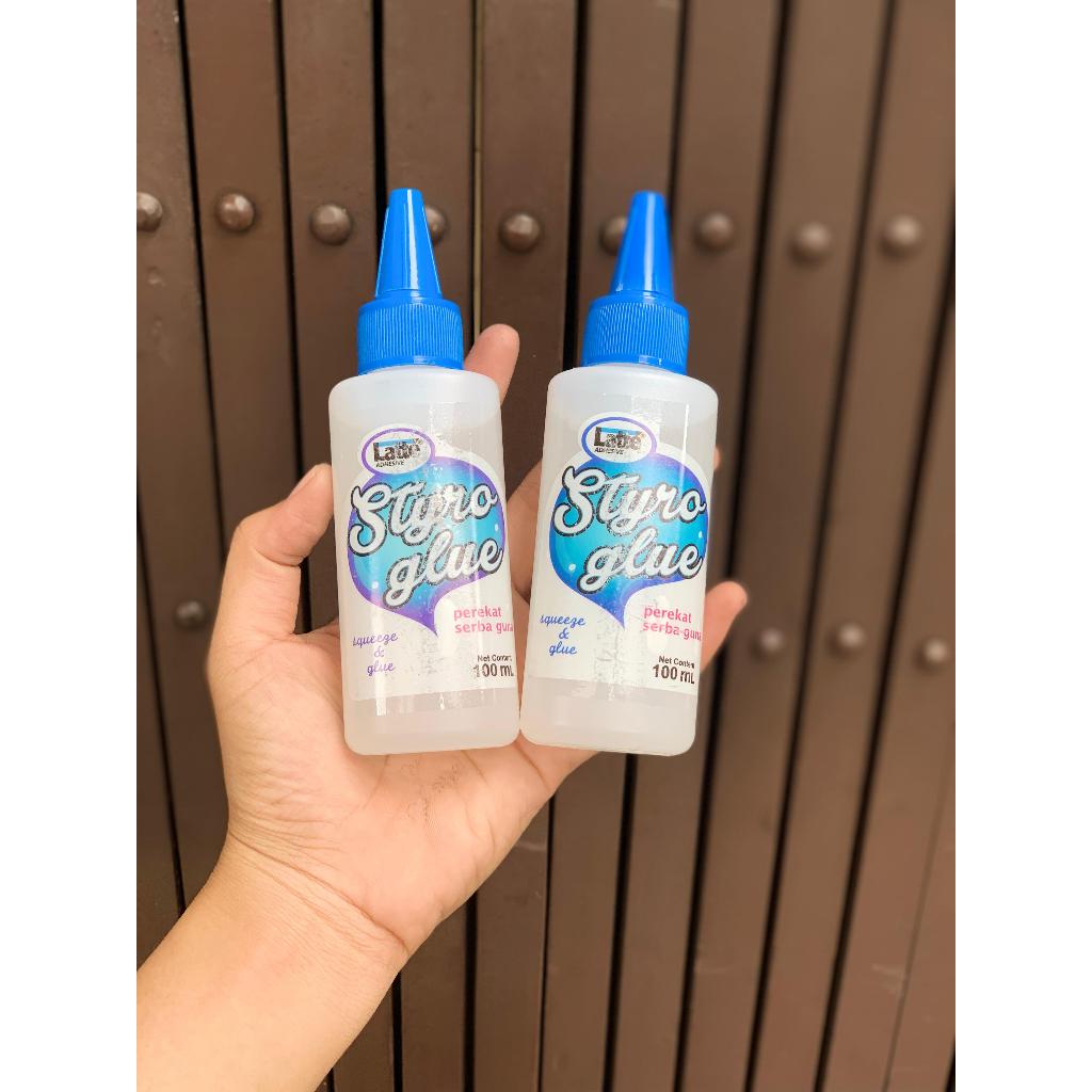 Jual Lem mirip UHU latte prakarya 100 cc styro glue multi purpose bisa ...