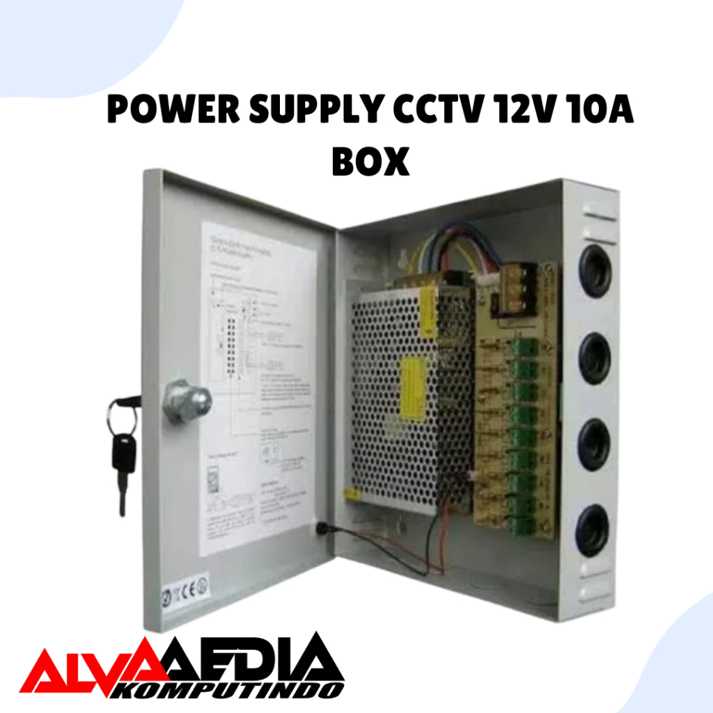 Jual POWER SUPPLY CCTV 12V 10A BOX | Shopee Indonesia