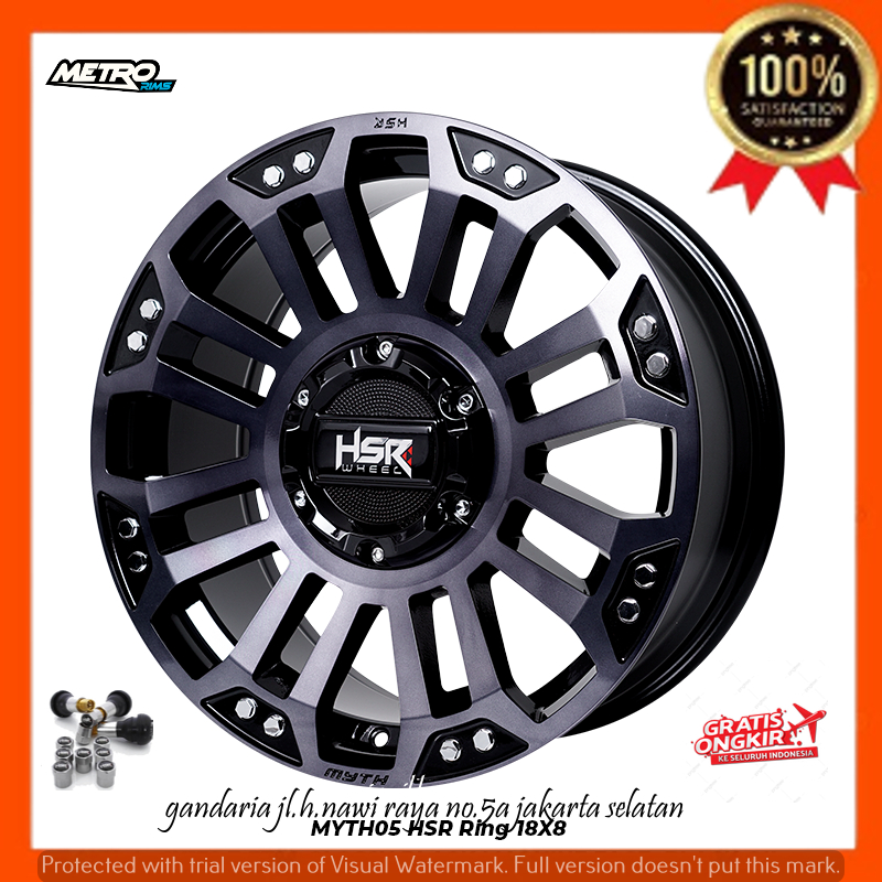 Jual VELG PELEK RACING R18 RING 18 UNTUK MOBIL PAJERO FORTUNER HILUX DLL HSR MYTH05 | Shopee ...
