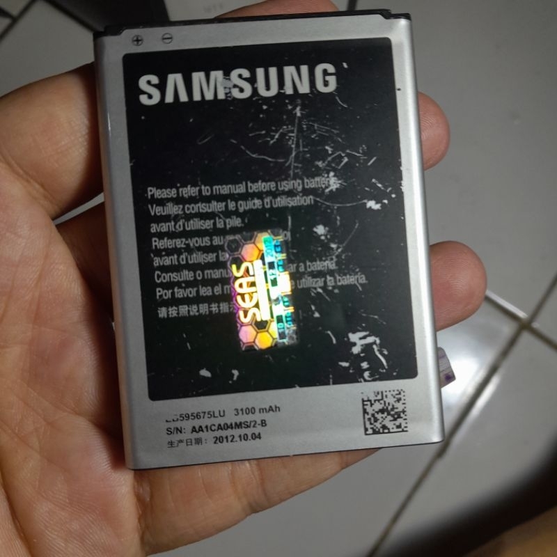 Jual Samsung Baterai S95675LU 3100mAh BUAT NOTE 2 N7100 ORIGINAL CABUTAN | Shopee Indonesia