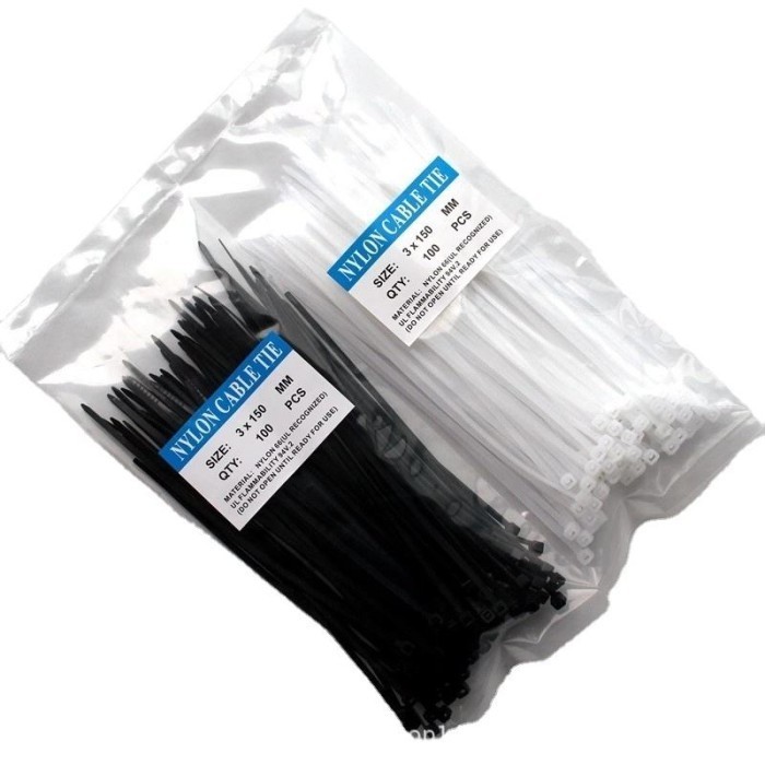 Jual Cable Tie 4.8 x 400mm, White/Black | Tali Nylon - Kabel Pengikat ...