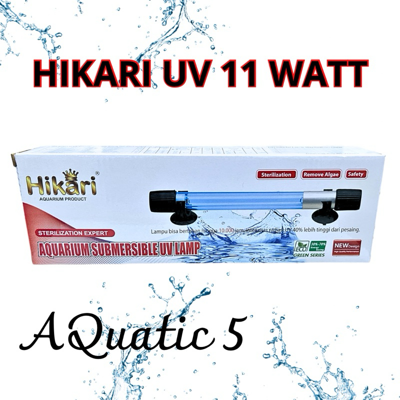 Jual HIKARI UV HK 11 WATT LAMPU UV STERILISASI ANTI BAKTERI DAN ALGAE | Shopee Indonesia