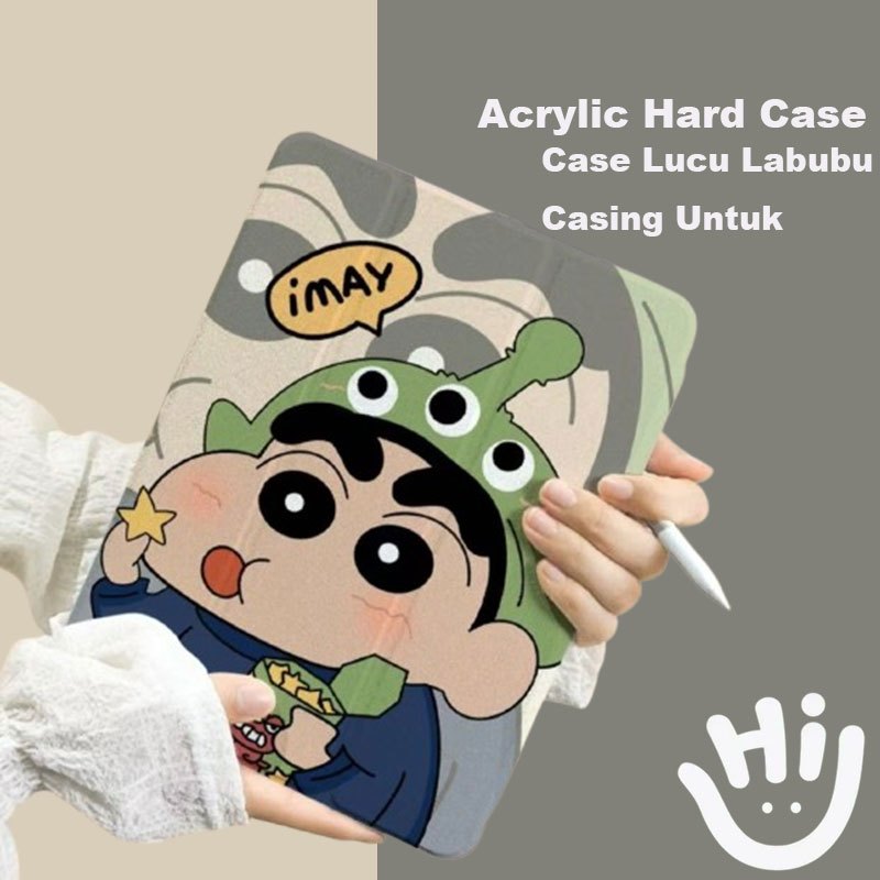 Jual 【HI store】Acrylic Hard Case CUSTOM LABUBU MACARON MACAROON ZIMOMO ...