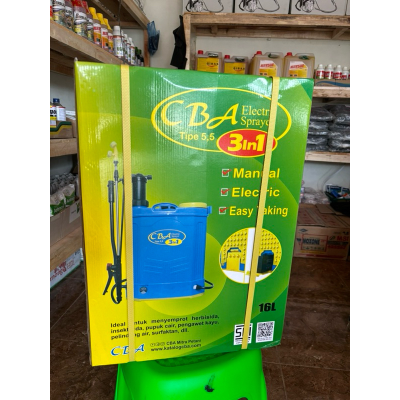 Jual TANGKI SPRAYER CBA DOUBLE (Electric Manual) 3in1 (16 Liter) - Tank ...