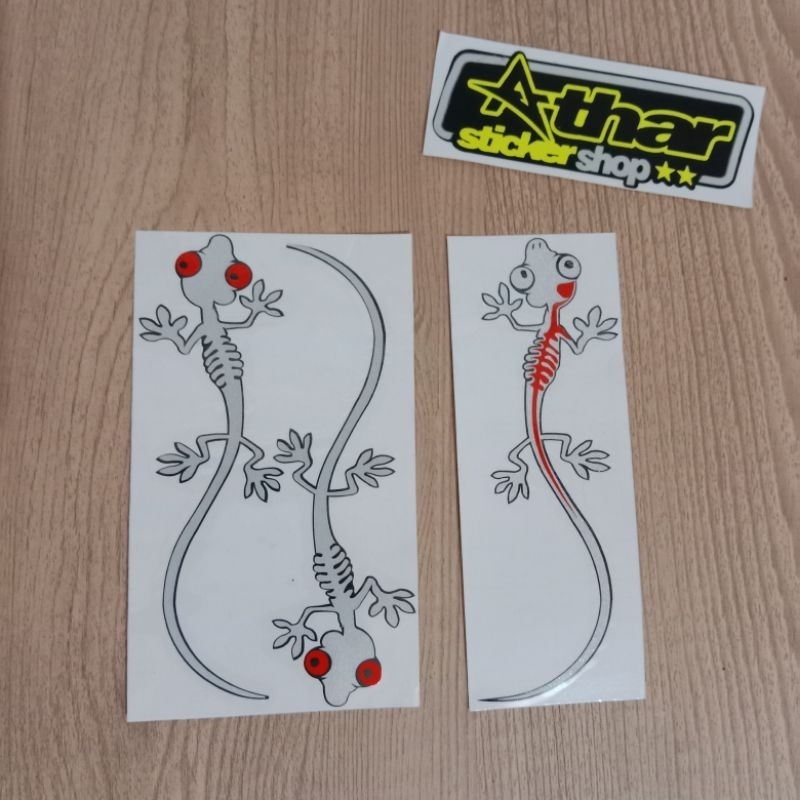 Jual STIKER TENGKORAK CICAK CUTTING STICKER CUTTING MOTOR CUTTING ...
