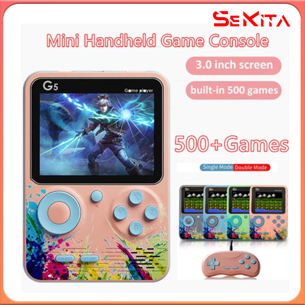 Jual Portable G5 Game Player Connect to TV or Gamepad 1000mAh Player/2 ...