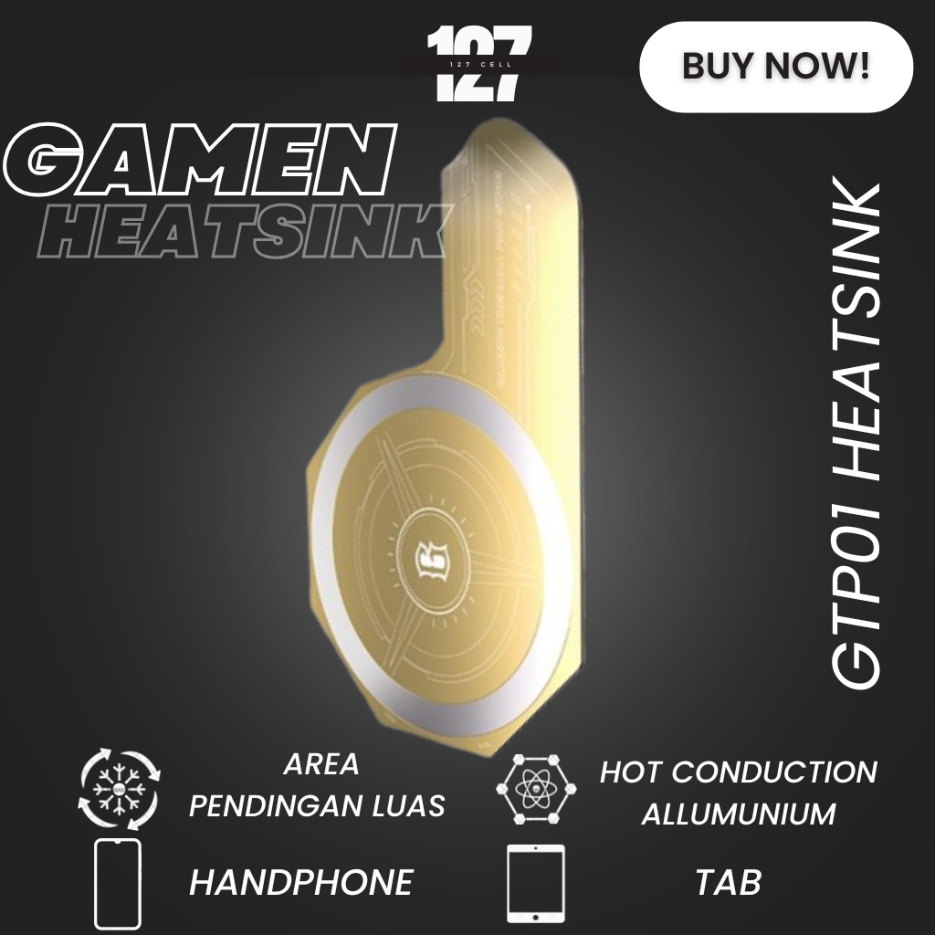 Jual Heatsink GAMEN GTP01 Thermal Aluminium Pad Legendary Stiker Plat ...
