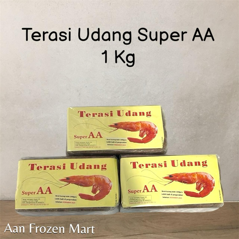 Jual Terasi Udang Super AA 1kg | Shopee Indonesia