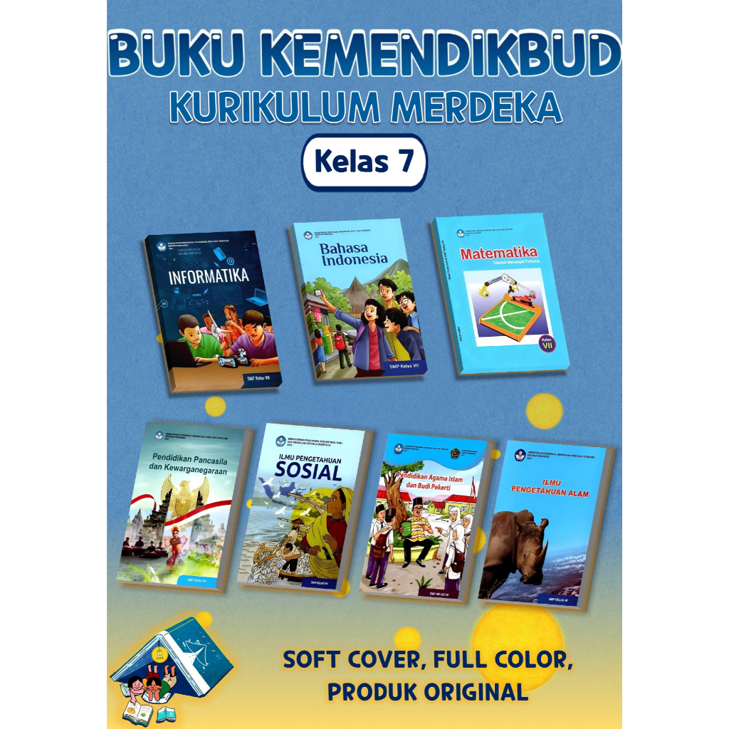 Jual Buku Kemendikbud Kurikulum Merdeka - untuk Kelas 7 SMP | Shopee Indonesia