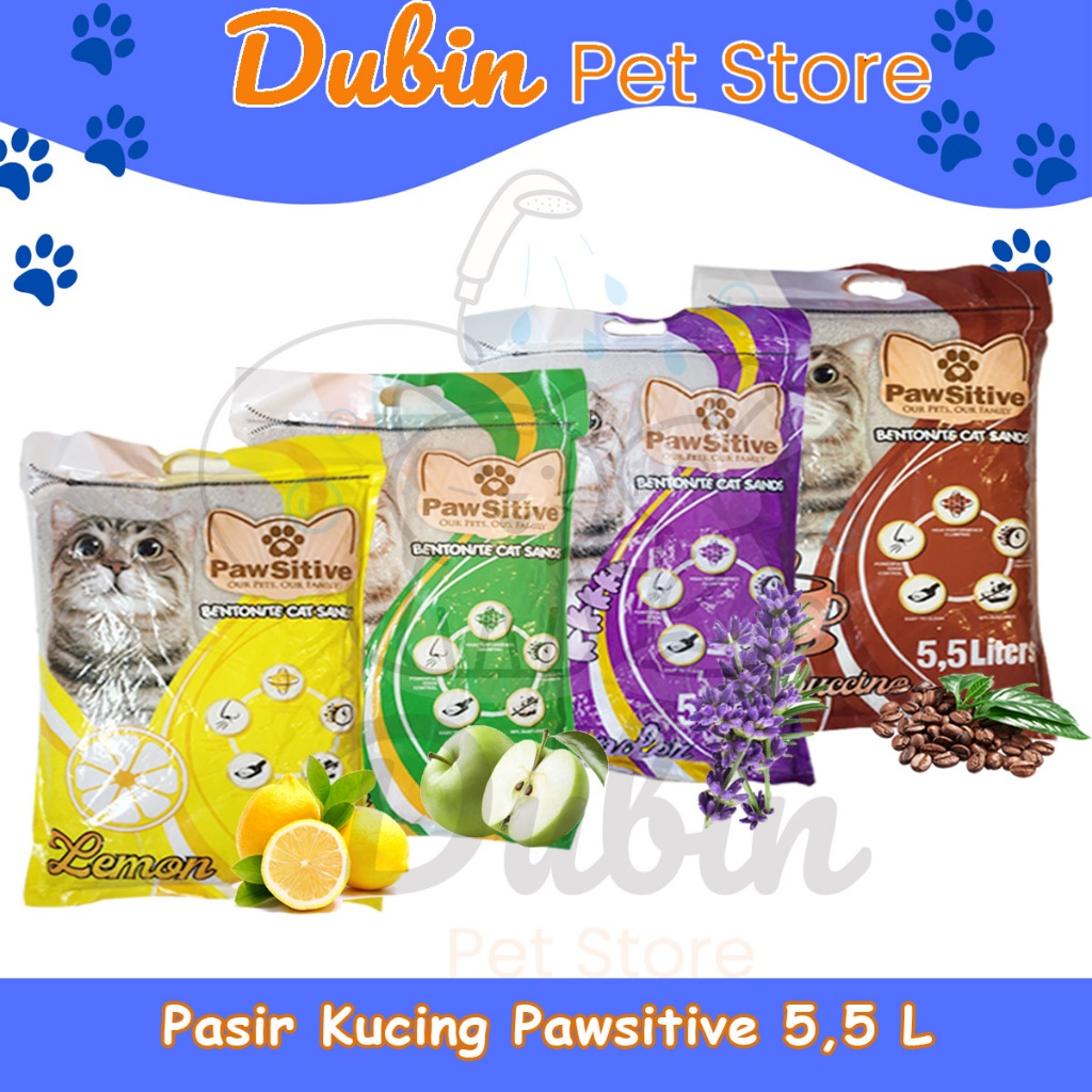 Jual CARGO-Pasir Kucing Pawsitive Gumpal Wangi 5,5 Liter | Pasir ...