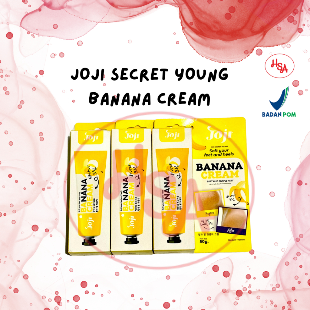 Jual JOJI SECRET YOUNG OFFICIAL Banana Cream / Pelembab / Cream kaki ...