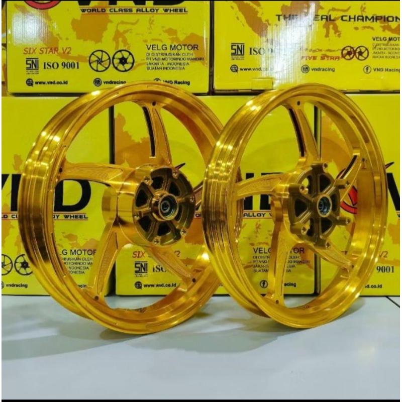 Jual Velg Racing VND Palang 5 Five Star 215/300-17 Kawasaki Ninja 150 ...