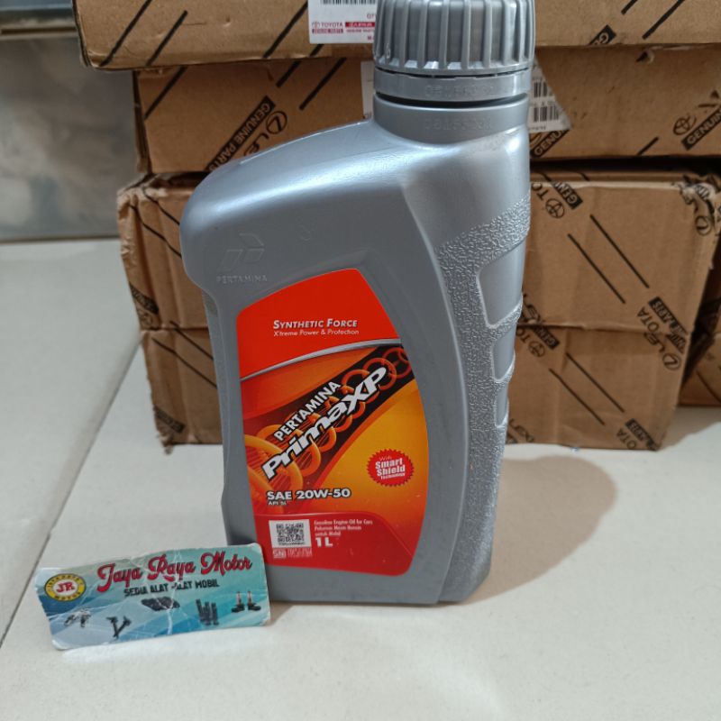 Jual oli mesin bensin pertamina prima xp 1liter sae 20w 50 1liter | Shopee Indonesia