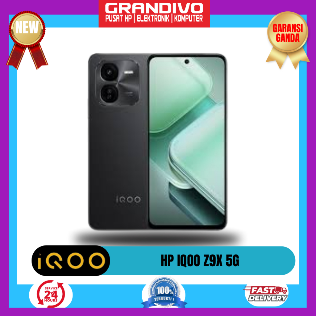 Jual SEGEL HP IQOO Z9X 5G Garansi Resmi - GRANDIVO | Shopee Indonesia