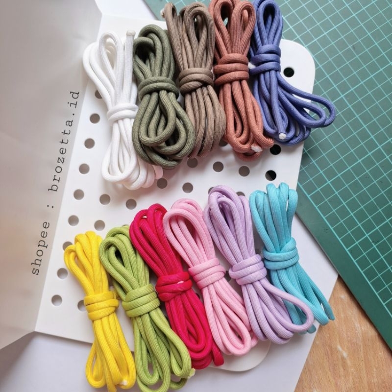 Jual 2 -3 meter tali paracord 3 - 4mm untuk membuat phone strap ...