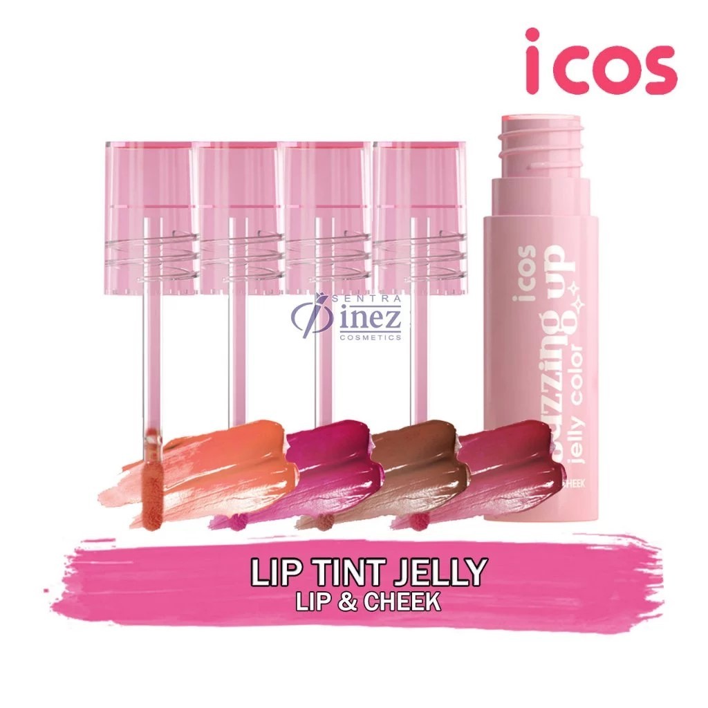 Jual ICOS Jelly Tint Lip, Lip Tint & Cheek Jazzing Up jelly Color Inez ...