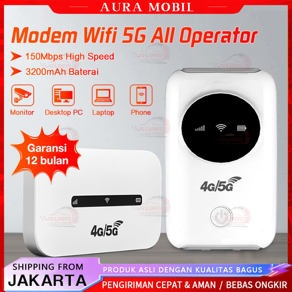 Jual H808+ Modem Wifi 4G All Operator Wifi Portable 5G All Operator ...