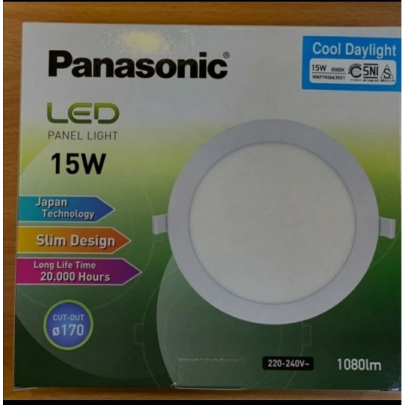 Jual LAMPU PANEL LED / SLIM DOWNLIGHT LED PANEL 15 WATT 15W 15WATT 15 W ...