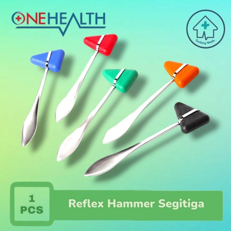 Jual OneHealth Reflex Hammer Segitiga Reflex Hammer OneHealt Palu ...