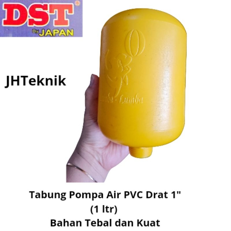 Jual JHTeknik Tabung Pompa Air PVC Drat 1 inch(1.ltr) DST Bahan Tebal Bagus | Shopee Indonesia