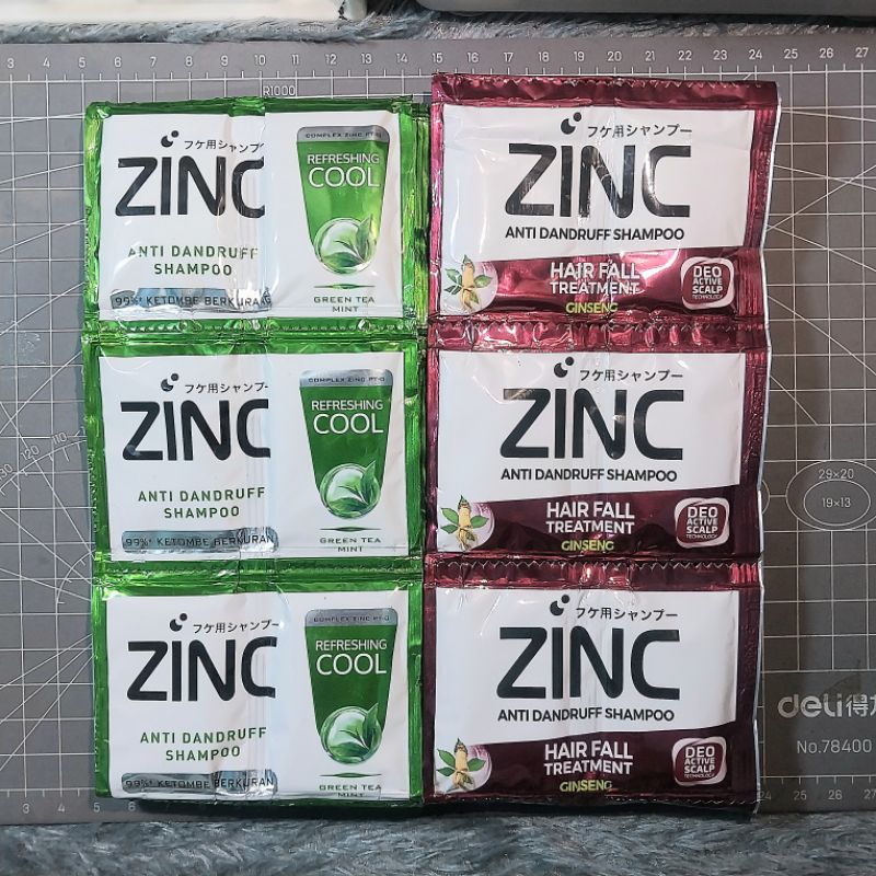 Jual Shampo Zinc Sachet 1 Renteng isi 24 pcs | Shopee Indonesia