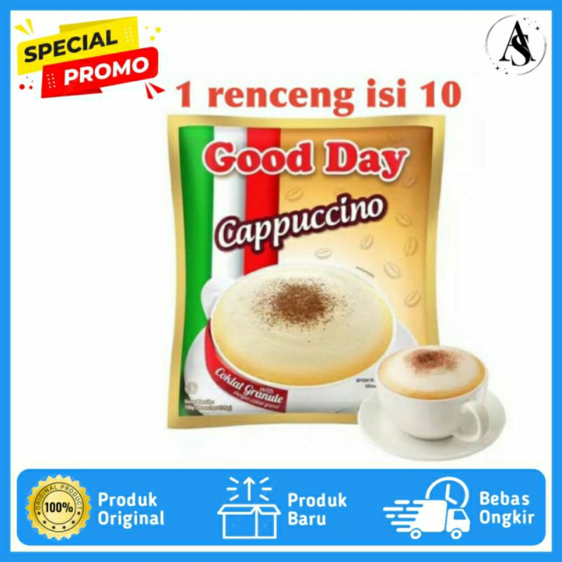 Jual KOPI GOOD DAY CAPPUCCINO ISI 10 SACHET | Shopee Indonesia